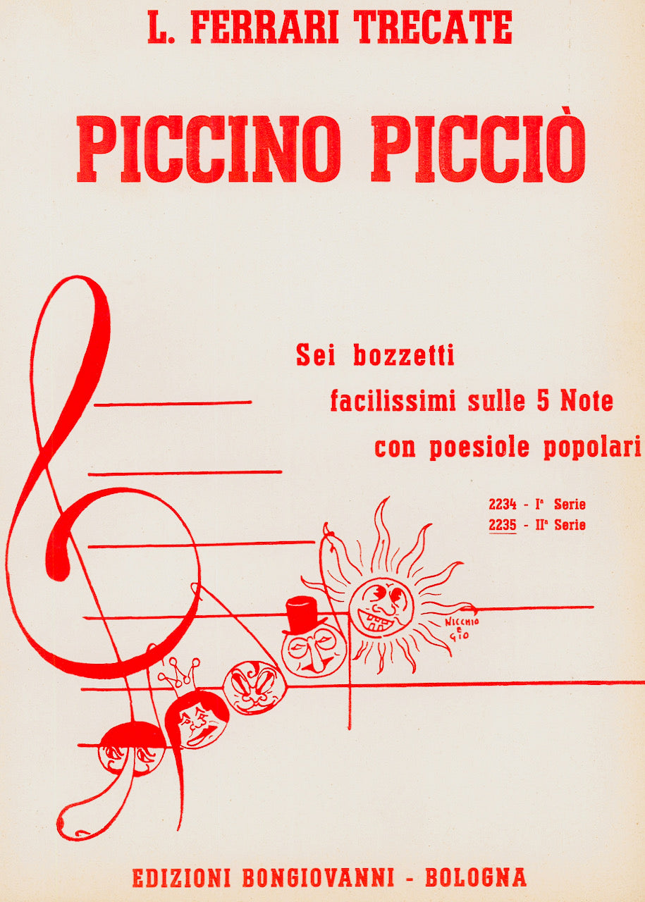 FERRARI-TRECATE - Piccino Picciò (II°a Serie), per pianoforte ...