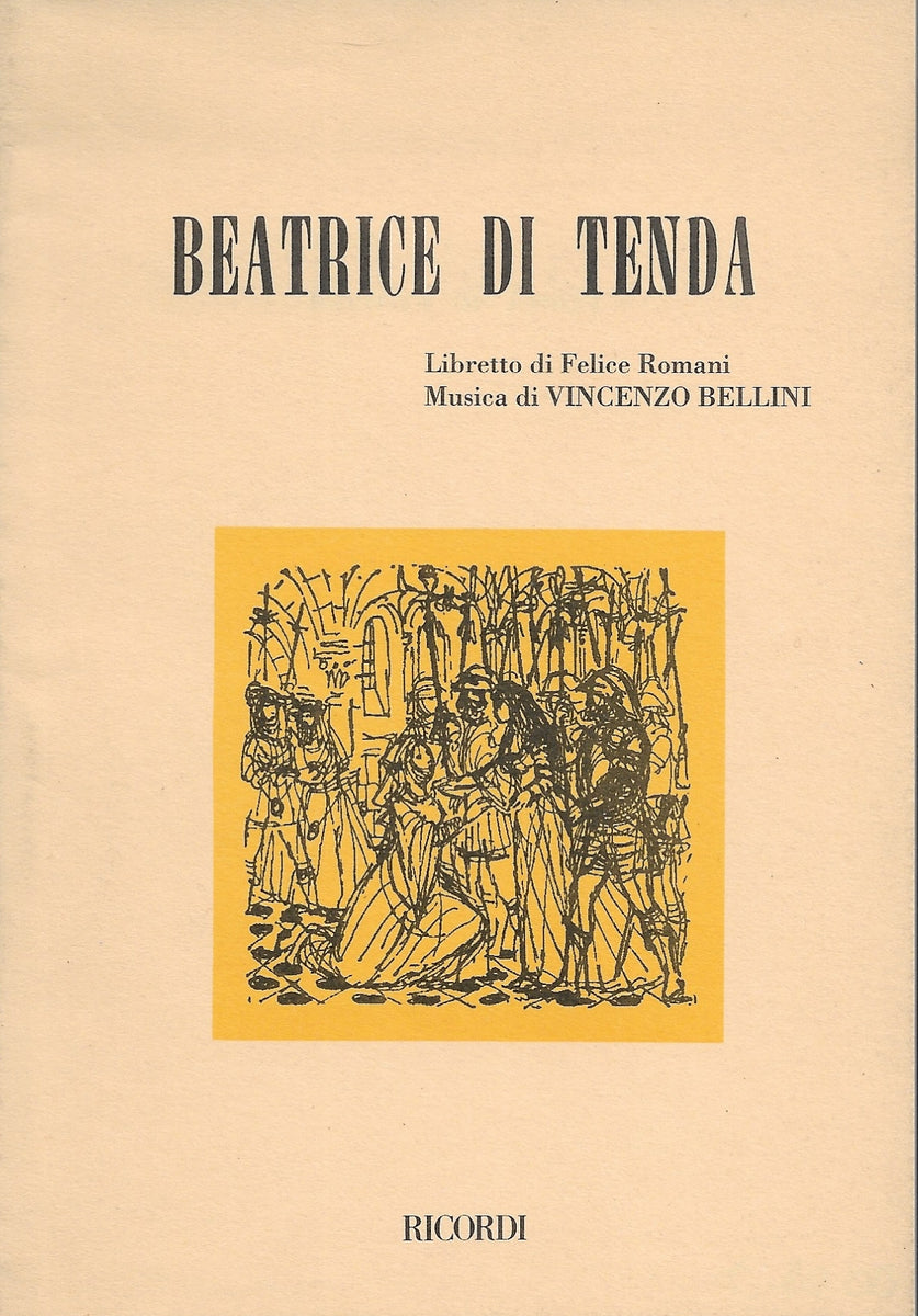 BELLINI - Beatrice Di Tenda, libretto [it] – Bongiovanni Musica