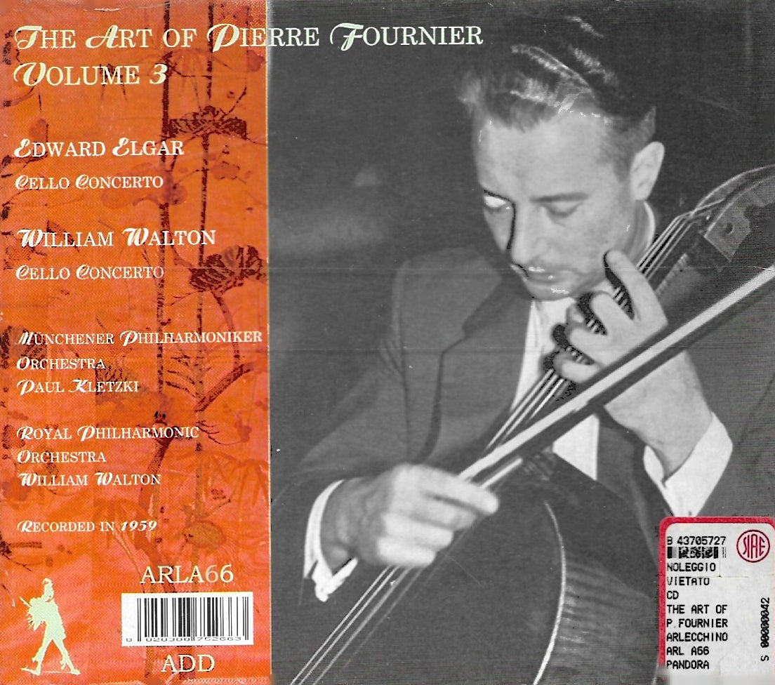 ELGAR / WALTON - The Art of Pierre Fournier – Bongiovanni Musica