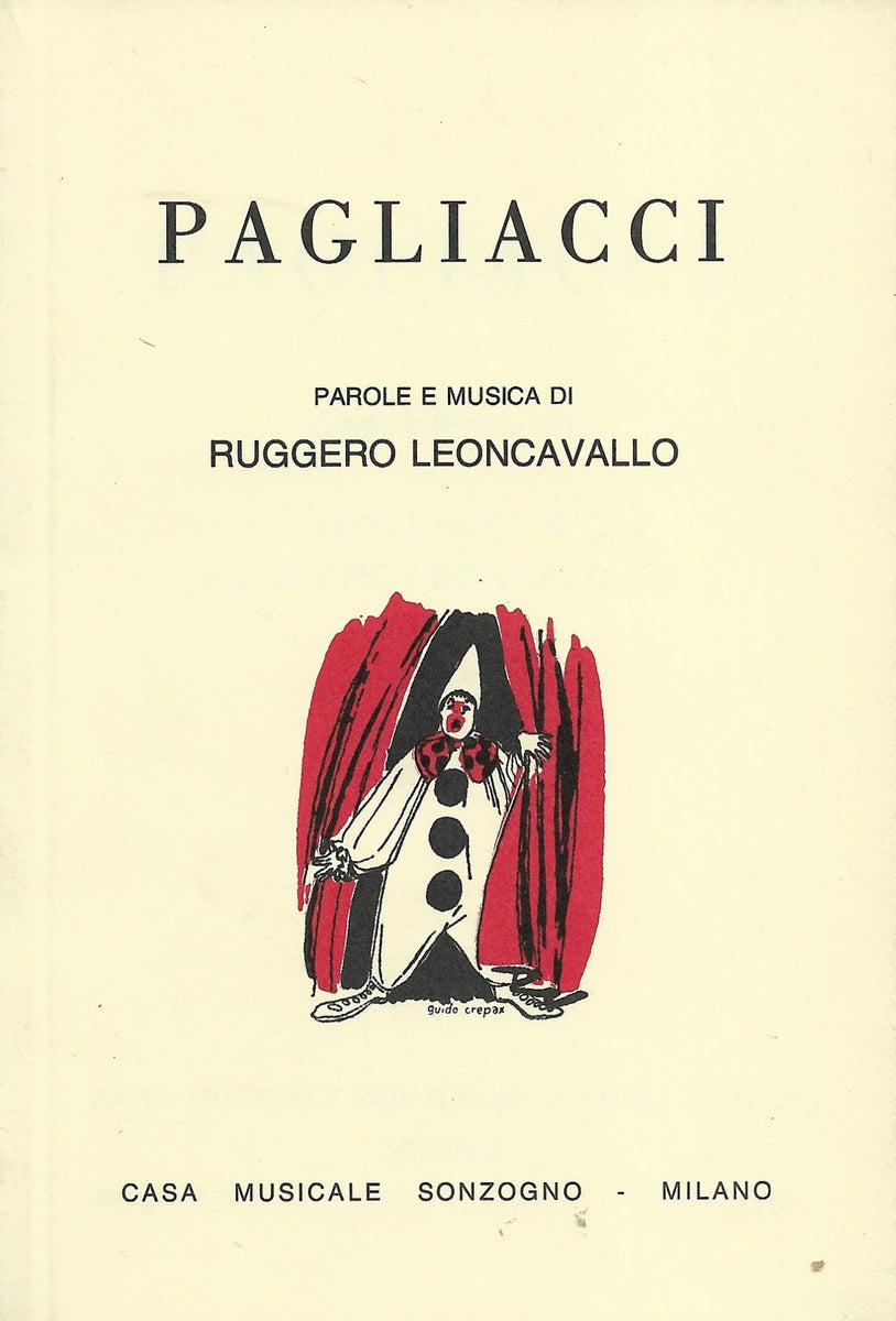 LEONCAVALLO - Pagliacci, libretto [it] – Bongiovanni Musica