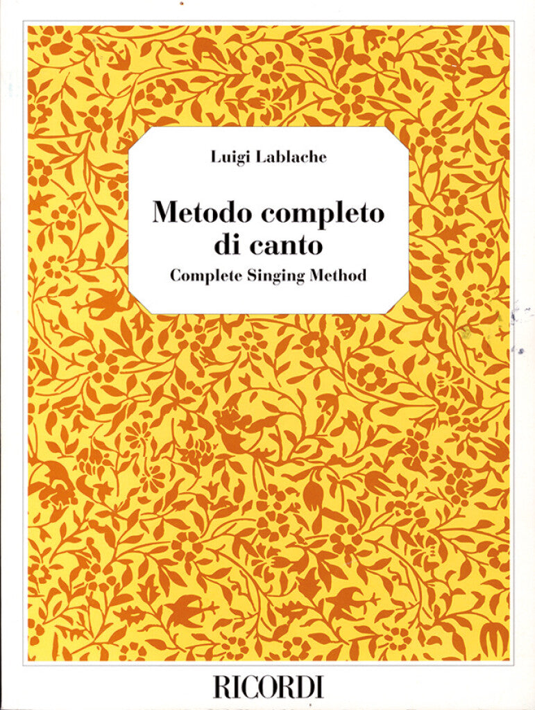 LABLACHE - Metodo Completo Di Canto – Bongiovanni Musica