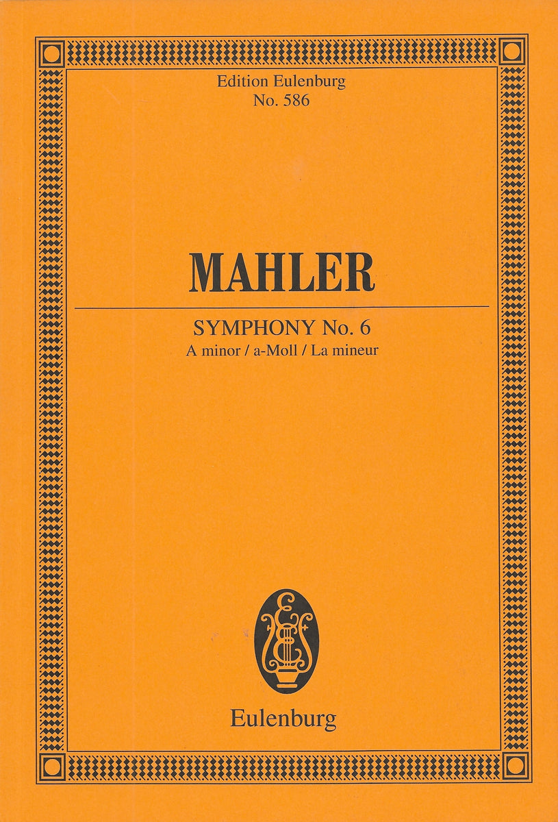 MAHLER - Sinfonia No. 6 in La minore, partitura – Bongiovanni Musica