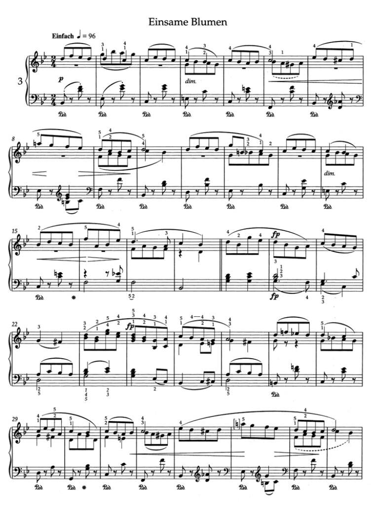 SCHUMANN - Forest Scenes Op. 82, per pianoforte – Bongiovanni Musica